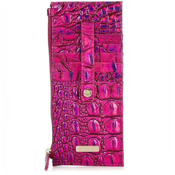 Brahmin | Accessories | Hot Pink Brahmin Card Holder Wallet | Poshmark